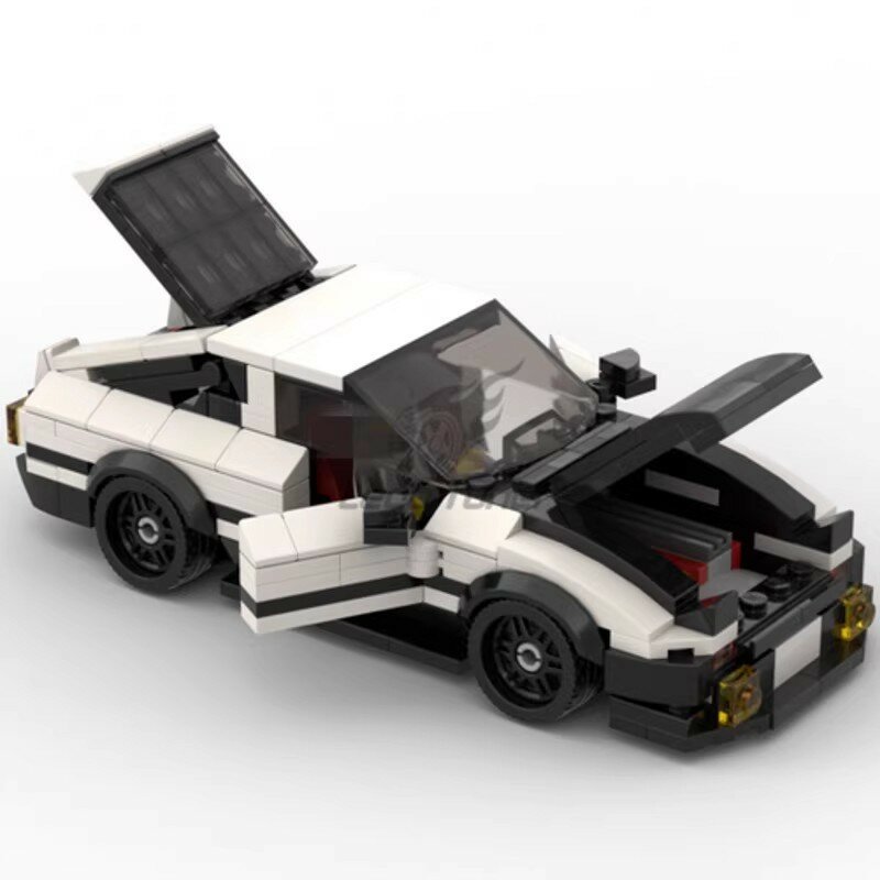 Строительные блоки MOC, совместимые с Lego 97832 Toyota AE 86 Thunder, гоночный автомобиль, сборная модель, подарочные украшения