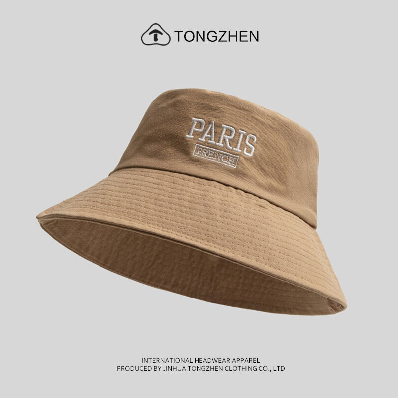 Модные брендовые шляпы в стиле ретро, хлопковые рыбацкие шляпы, закрывающие лицо, для мужчин и женщин, пары, весенние и летние шляпы от солнца, корейская версия, универсальные шляпы для бассейна.