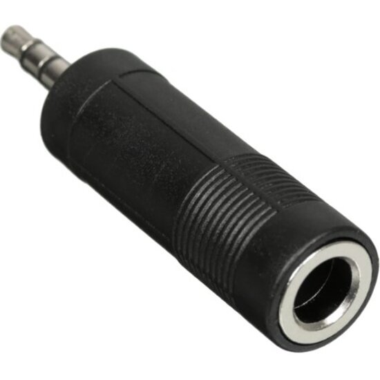 Переходник Gopower Jack 3.5mm (m)-Jack 6.3mm (f) черный