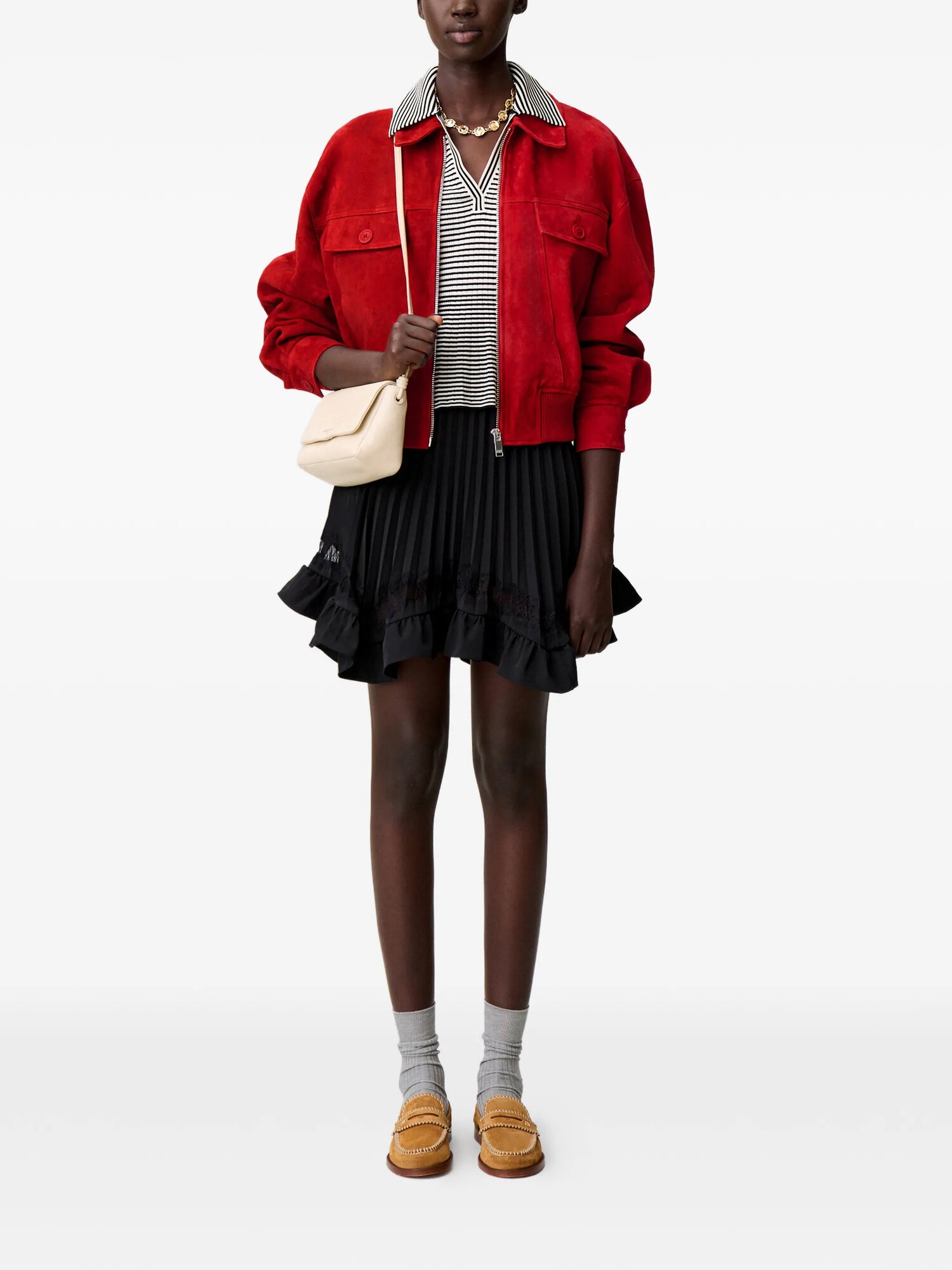 Куртка CLAUDIE PIERLOT, размер 42, Rouge Red — фото 1