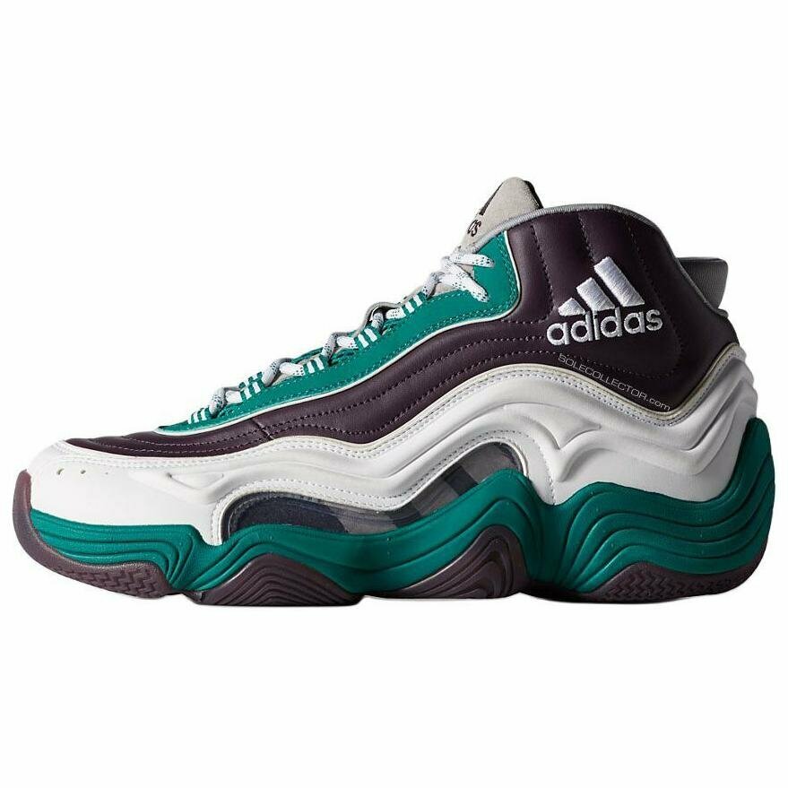 Кроссовки adidas Crazy 2, размер EU 41 стопа (25.5CM), зеленый,