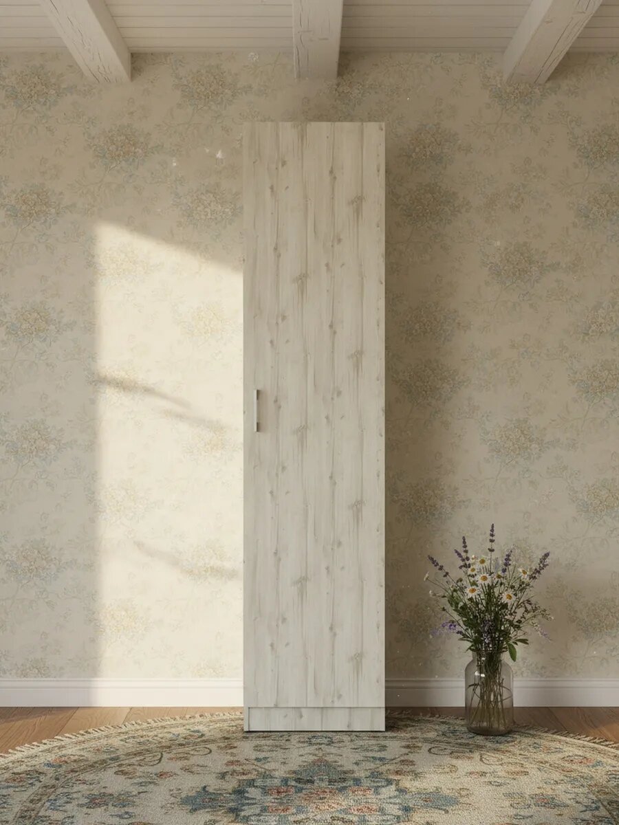 Распашной шкаф пенал FRESTER для одежды в прихожую с полками, от производителя