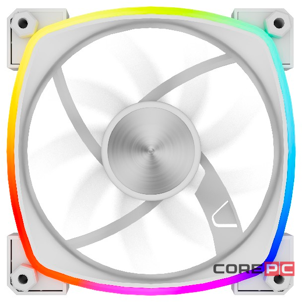 Вентилятор охлаждения для корпуса Powercase (M55-12W ARGB) White