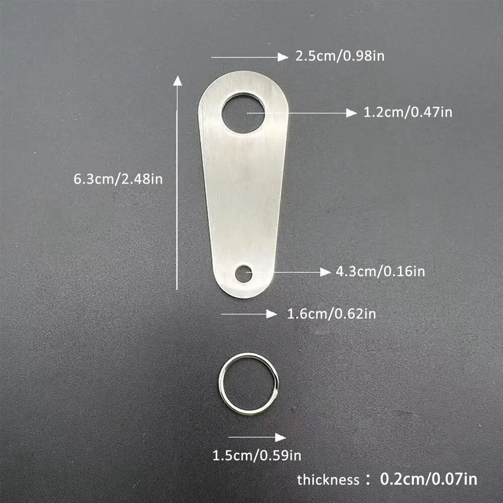 Разъемные кольца для мотоцикла, принесите удачу, мотоциклетный колокольчик из нержавеющей стали, подвесной брелок для ключей, аксессуар для колокольчиков Silver Type B