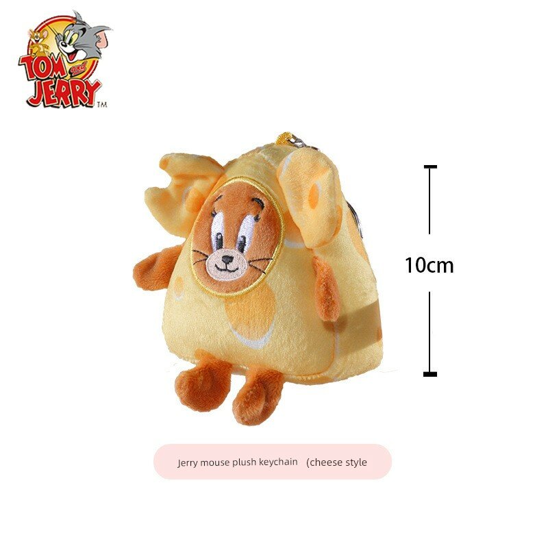 Оригинальная плюшевая игрушка Том и Джерри, брелок-подвеска для сумки Джерри, кукла Том, подарок Подвеска Джерри Маус