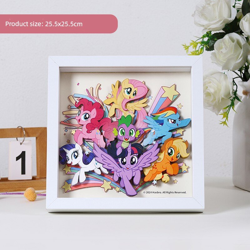 3D-фоторамка-пазл «Мой маленький пони» с изображением Твайлайт Спаркл, 3D-скульптура из бумаги, детский набор для