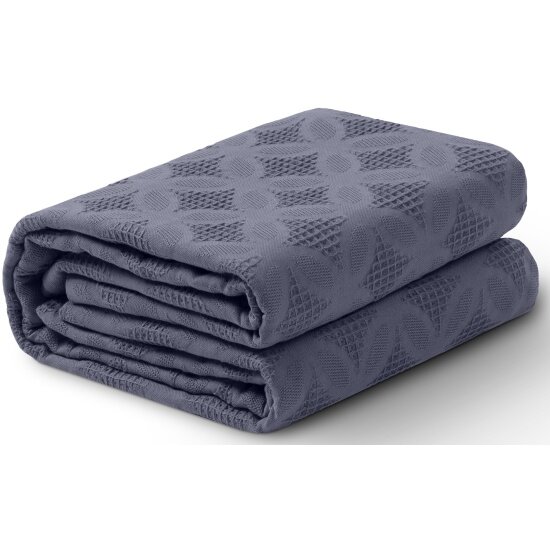 Плед жаккардовый Verossa 150/190 Лепесток Маренго, 930215