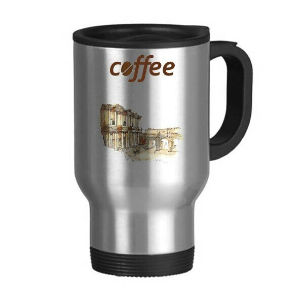 Мода марка кубок перевернуть крышка нержавеющая сталь стаканчик автомобиль термос