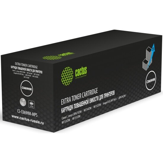 Cactus Картридж лазерный CS-C069HM-MPS 069HM пурпурный (9000стр.) для Canon I_sensys LBP673CDW/MF754