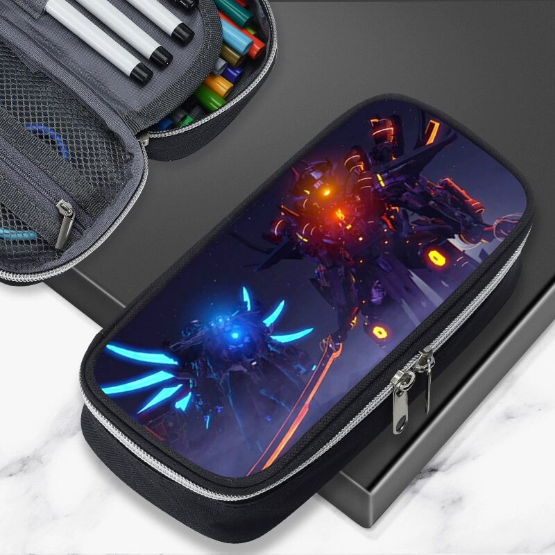 Пенал-органайзер для школьных принадлежностей для мальчиков, большой вместимости, с дизайном «Трехкорпусная проблема»