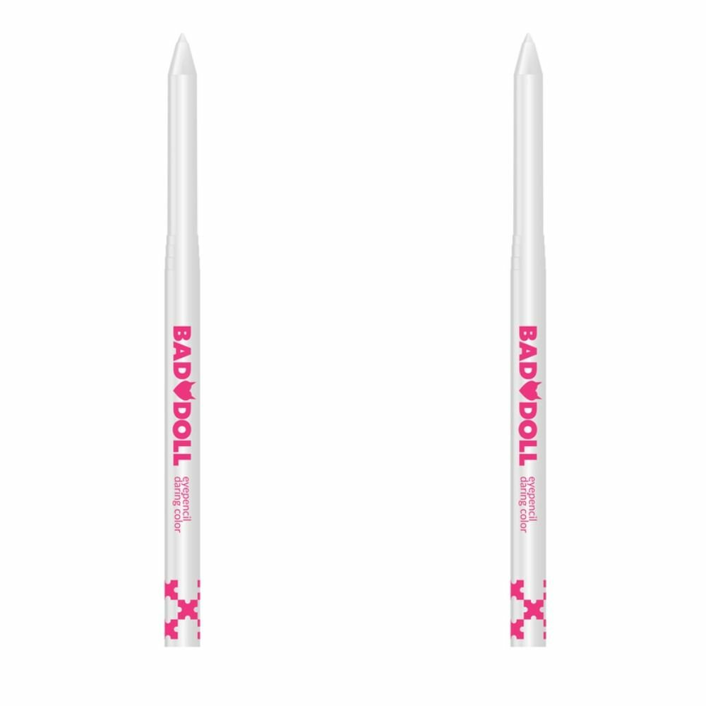 Belor Design Карандаш механический для глаз, Bad Doll, тон 403, серебро, 2 шт