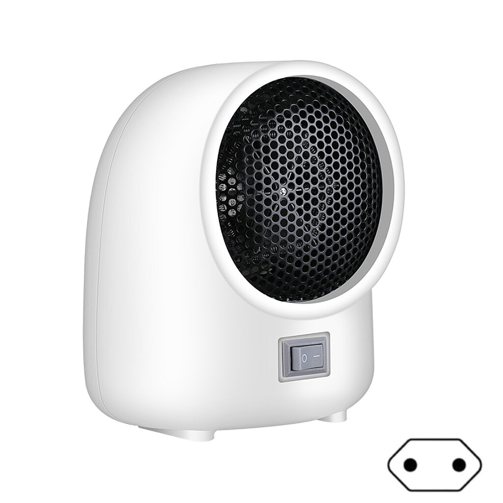 Портативный Небольшой портативный обогреватель мощностью 500 Вт Бесшумное энергоэффективное нагревательное устройство для использования внутри помещений на рабочем столе в офисе или спальне