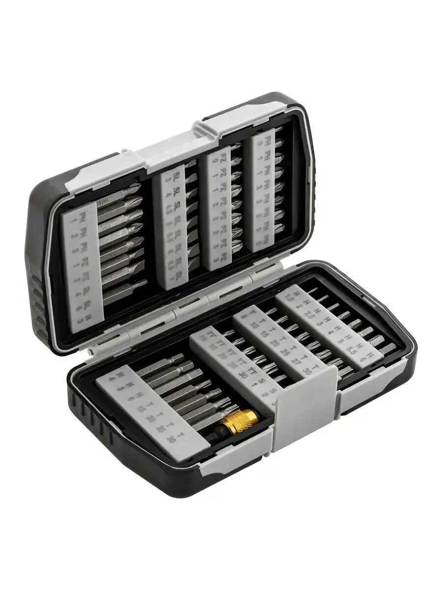 Набор бит для шуруповерта, адаптер, бокс, 64 шт MATRIX 11327