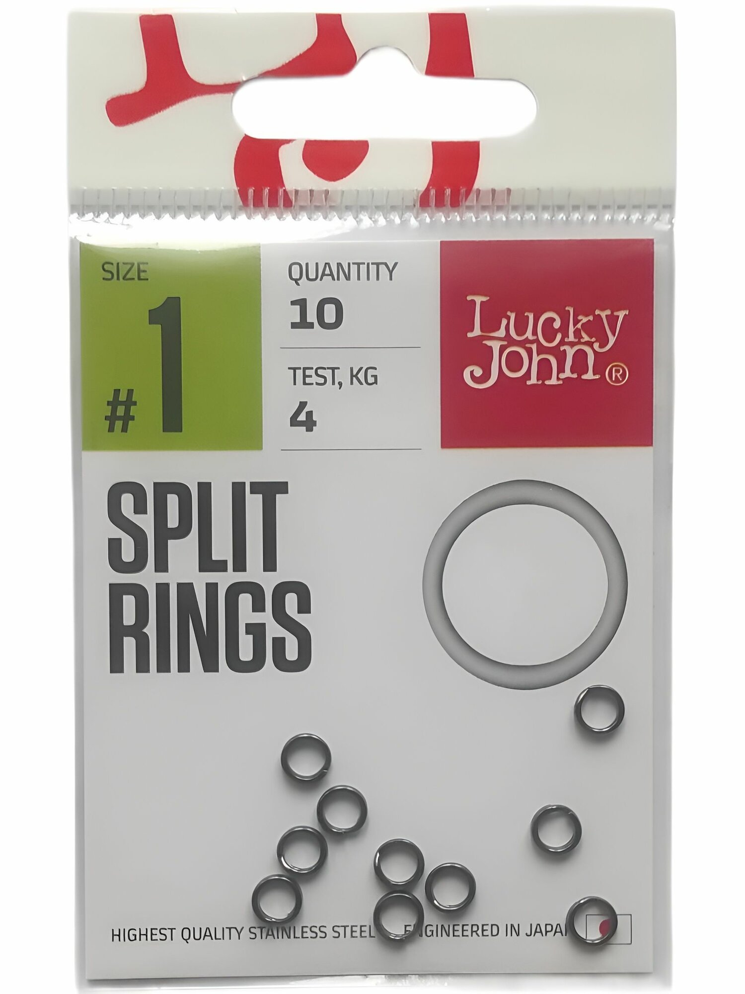 Кольца заводные LJ Pro Series SPLIT RINGS №1, 4.6 мм, 10шт.