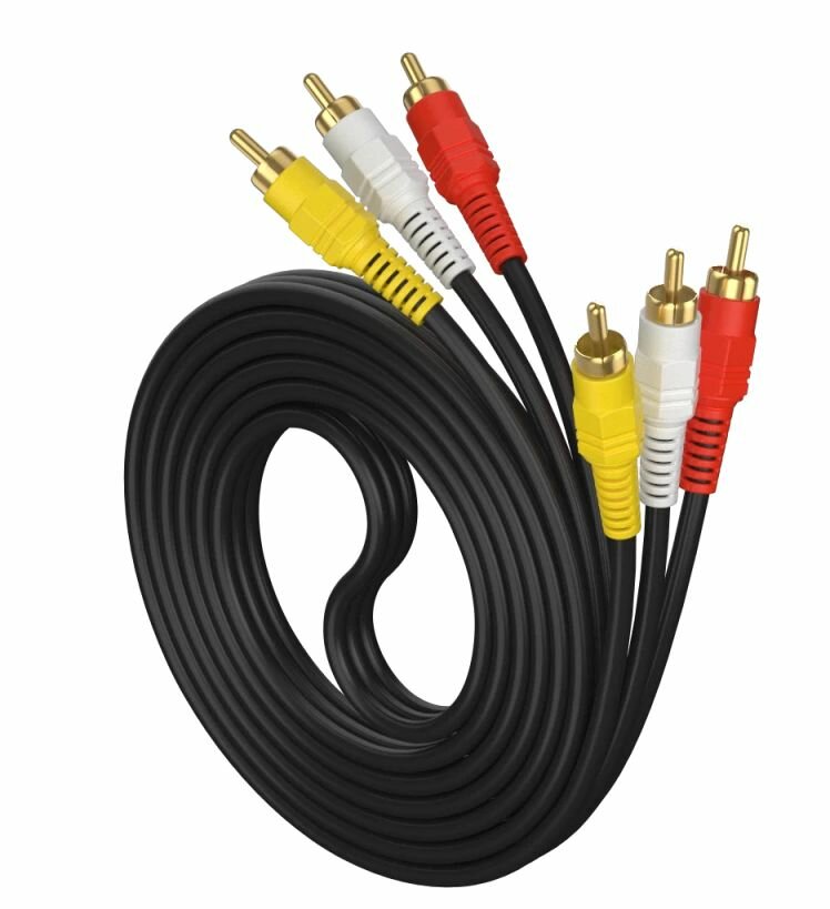 Кабель 3xRCA - 3xRCA 1.5M V33 — фото 1