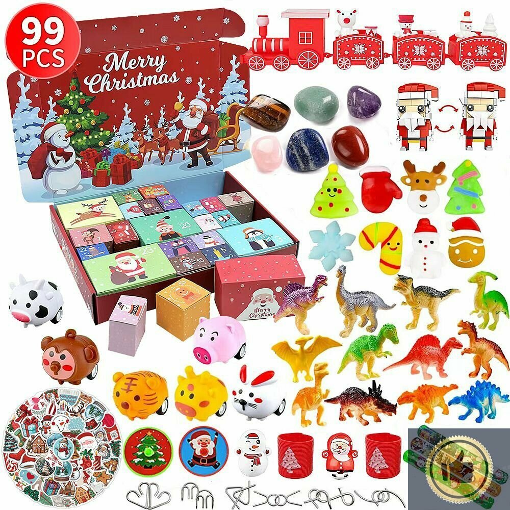 Календарь обратного отсчета до Нового года, рождественский подарок для мальчиков/девочек - yjw