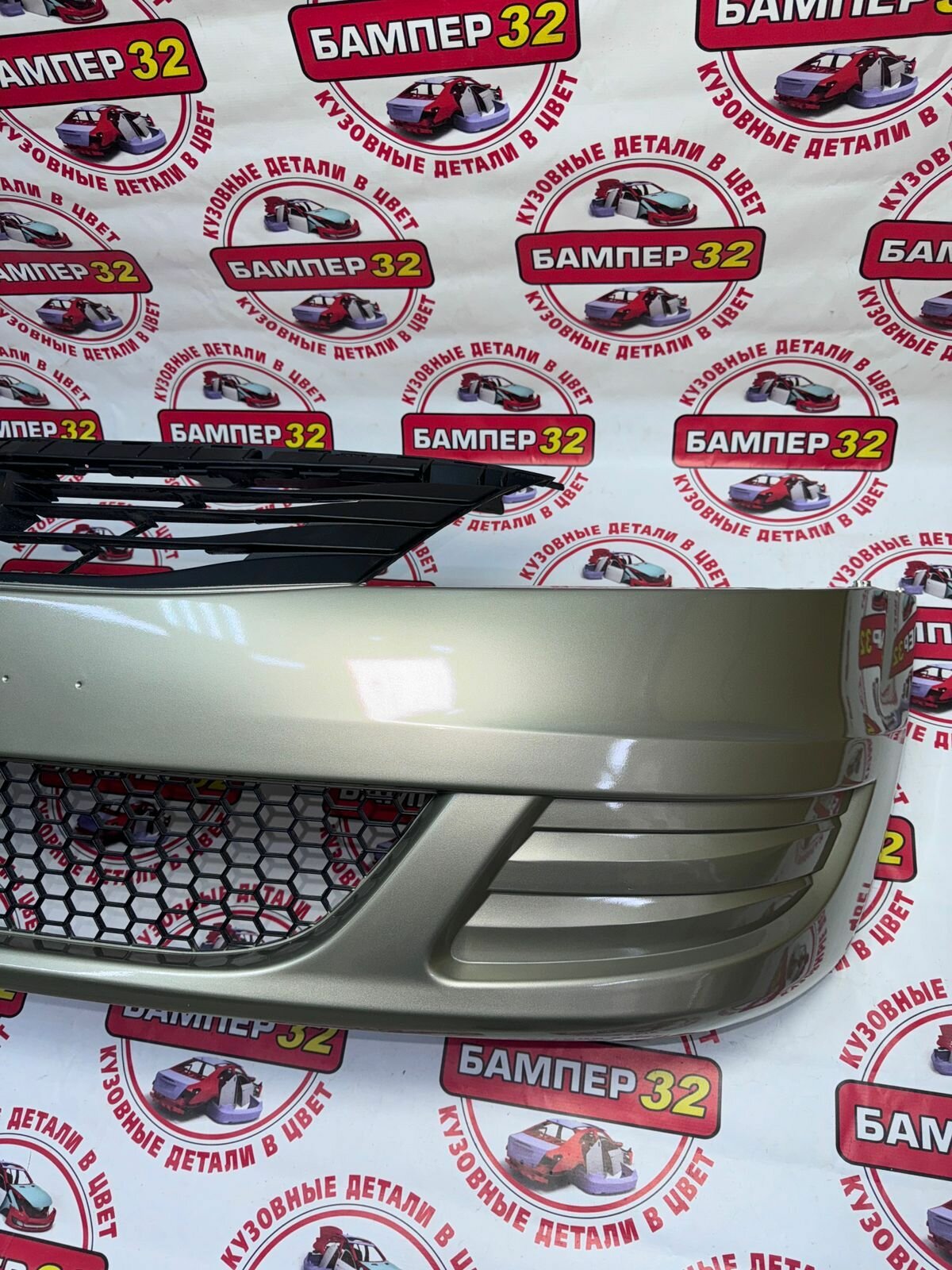 Бампер Рено Логан фаза 2 передний, цвет Gris Basalte, KNM