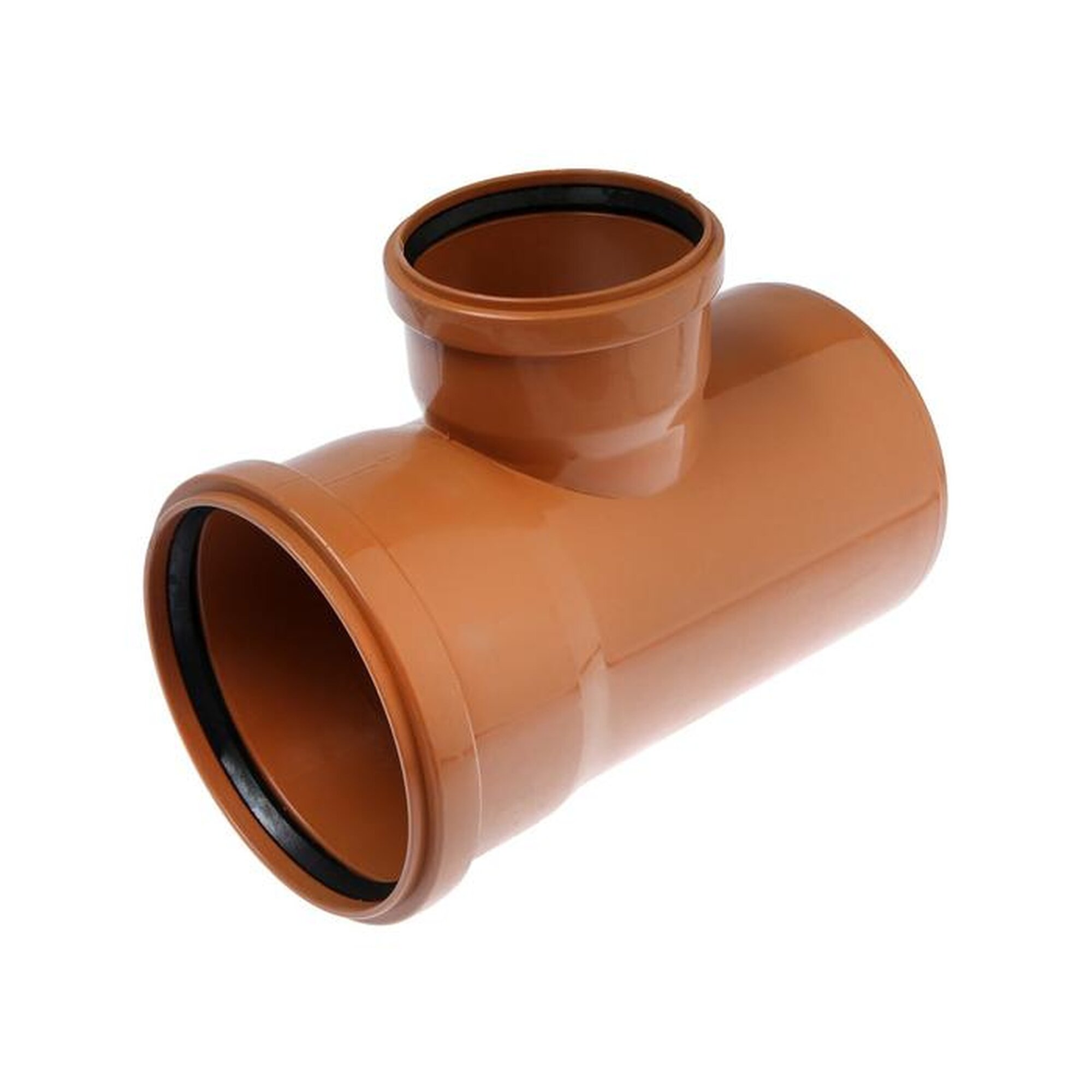 Тройник канализационный FLEXTRON, наружный, d=160х110, 90° 6904778