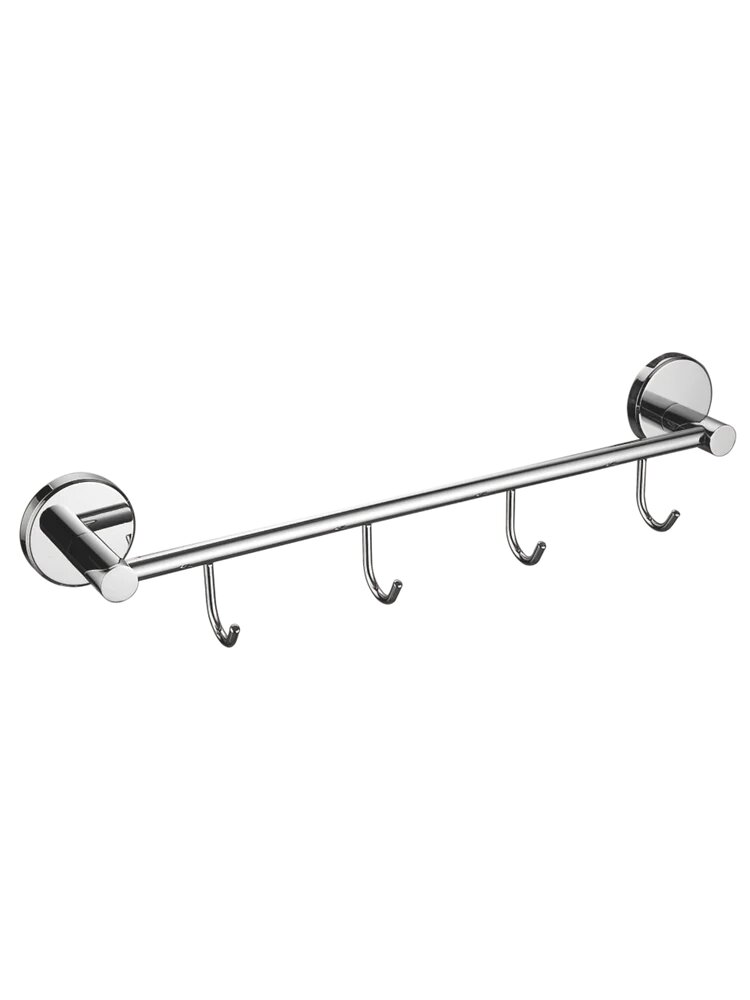 Крючок Haiba HB9015-4 из нержавеющей стали, 4 крючка, хром, вешалка для полотенец в ванную