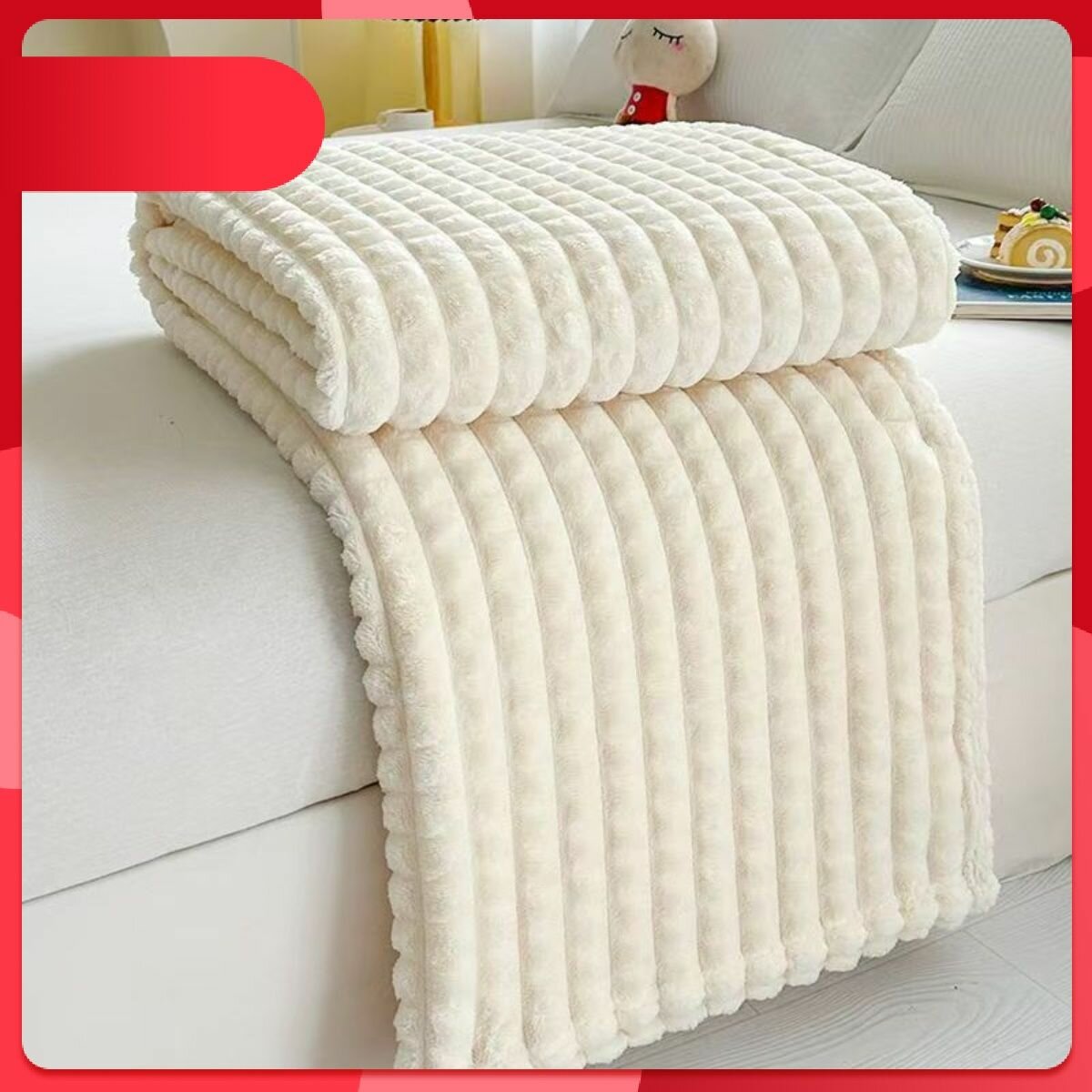 Эксклюзивный плед IKEA GEZ01, 200x180 см, полиэфирное волокно