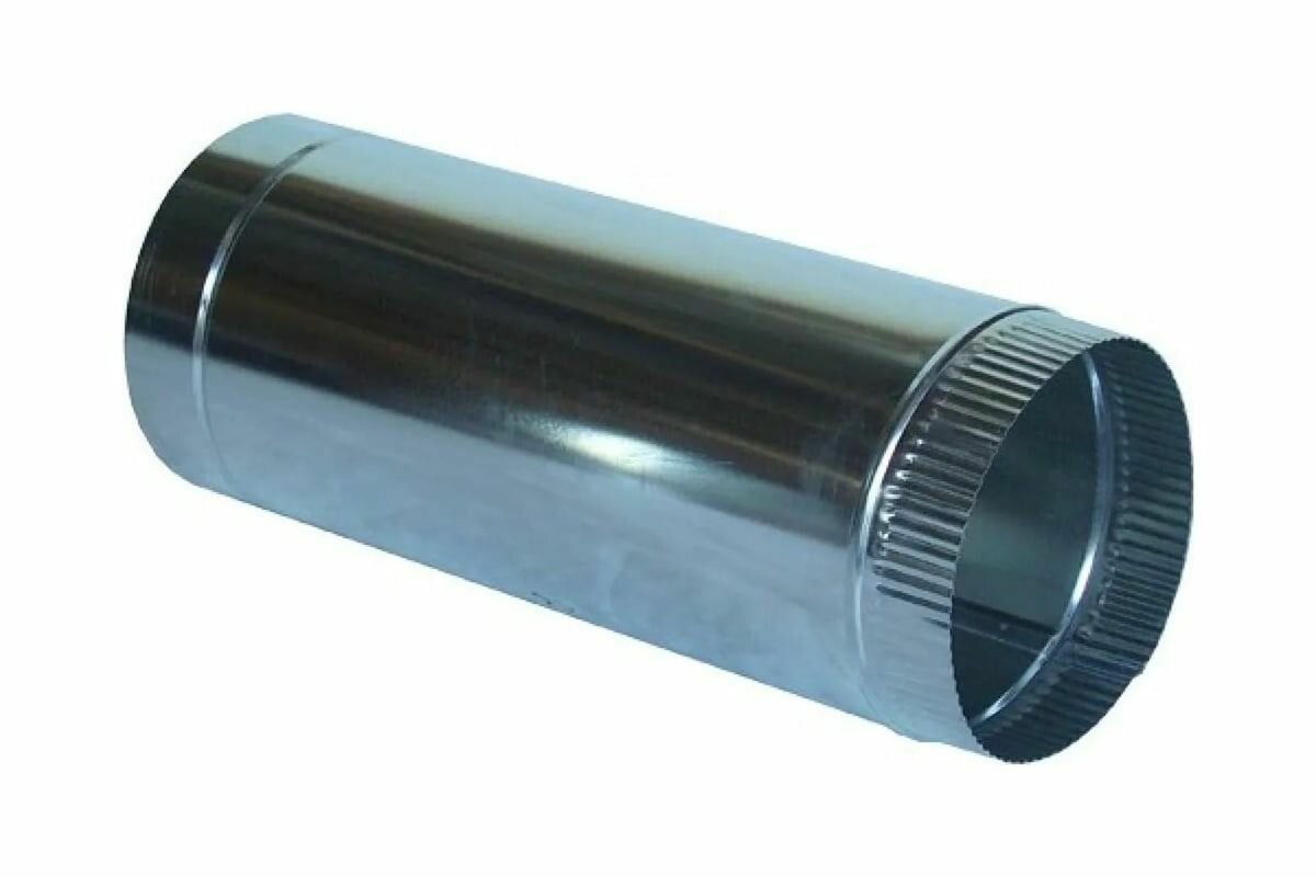 Воздуховод прямошовный 160 мм, 1.25 м, оцинкованная сталь 0.5 мм ООО Вентмаркет VD160/1250