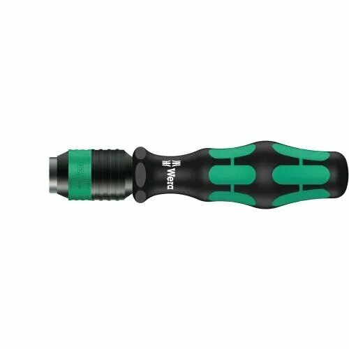 Ручка-битодержатель Wera 812/1 1/4", с магнитом, рукоятка Kraftform Plus WE-051205 (Чехия)