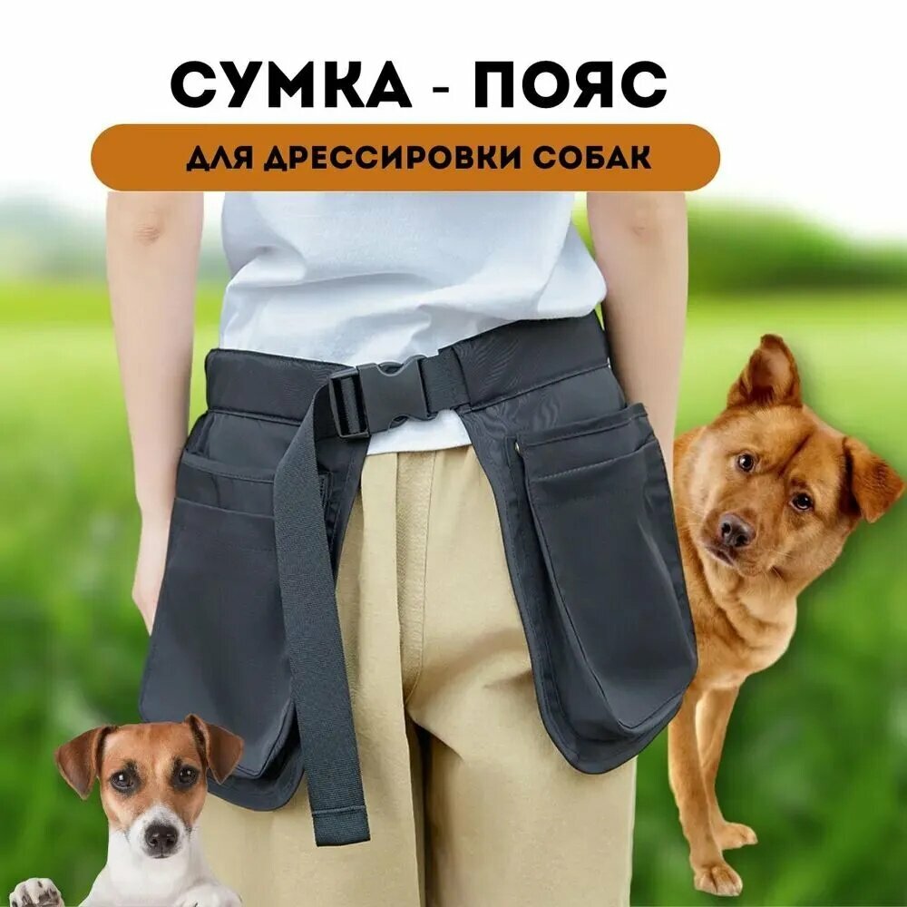 Сумка - юбка дрессировщика с карманами / Сумка - пояс для