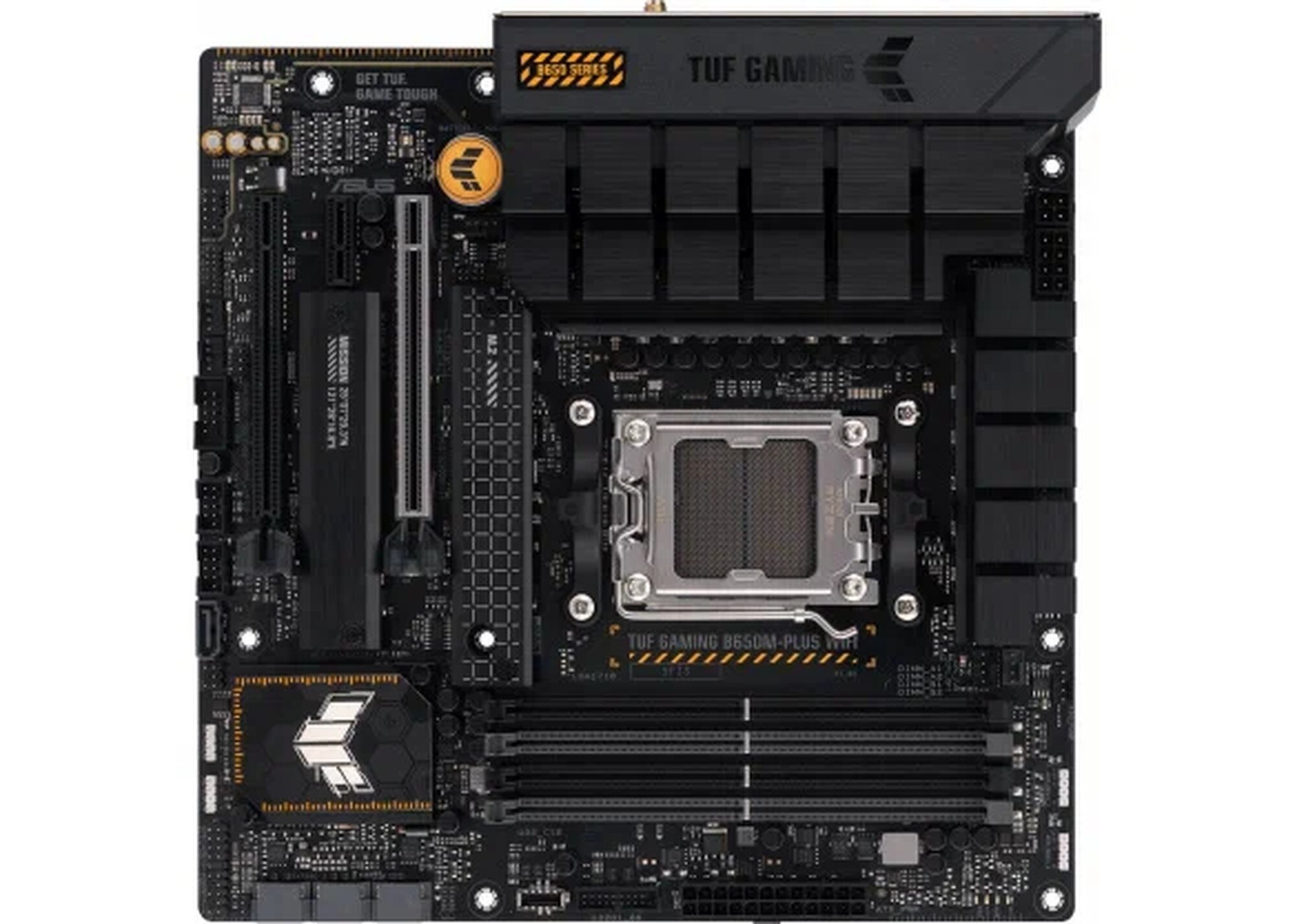Материнская плата Asus TUF GAMING B650M-PLUS WIFI, SocketAM5, AMD B650, mATX