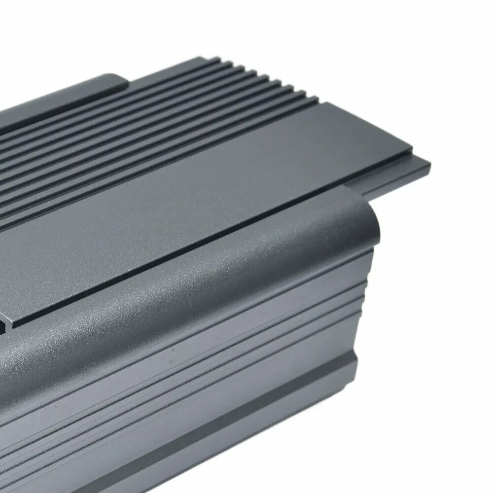 Электронная коробка из алюминиевого сплава, разделенный алюминиевый корпус, проектные инструментальные коробки 55x95x130 мм