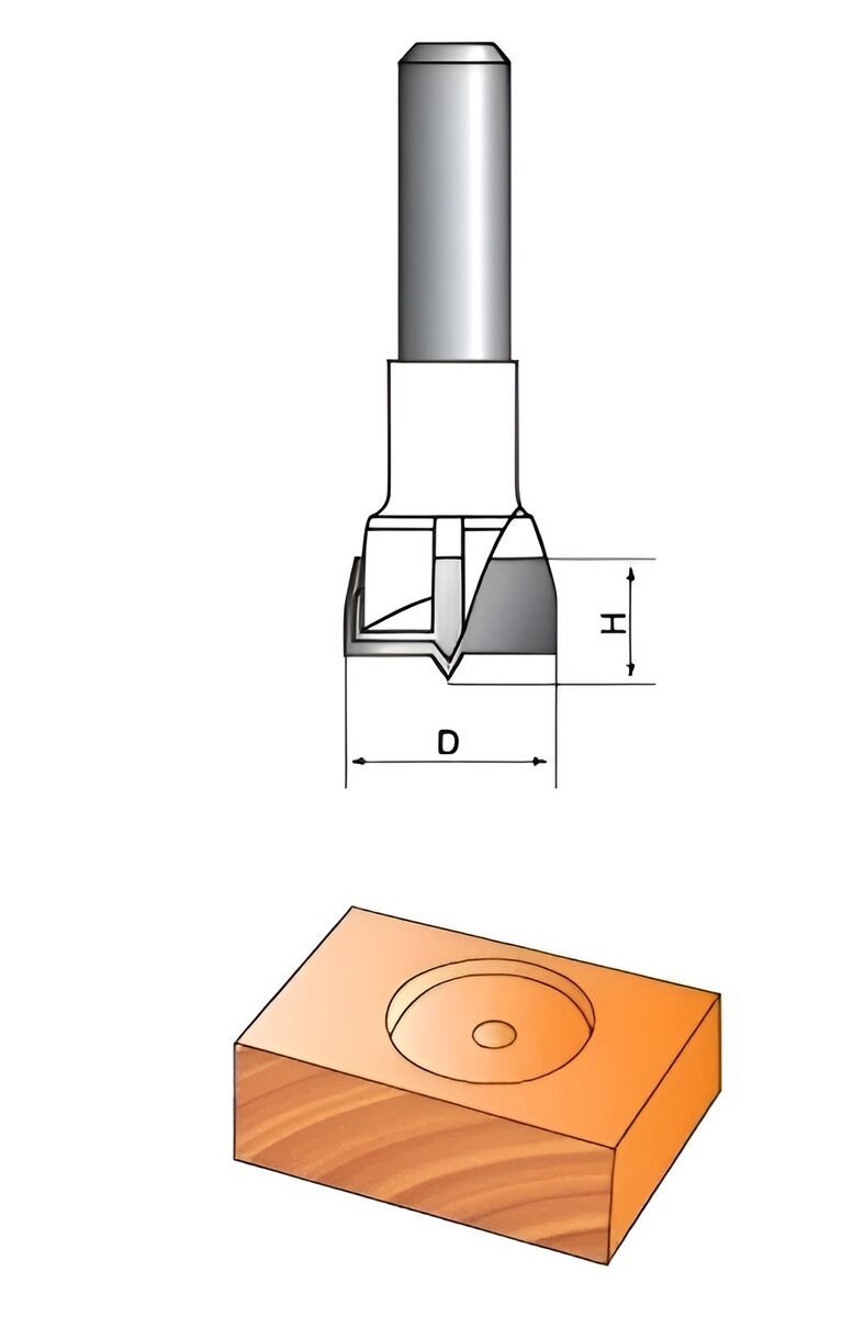 Фреза Globus 1011 D28 сверло Форстнера