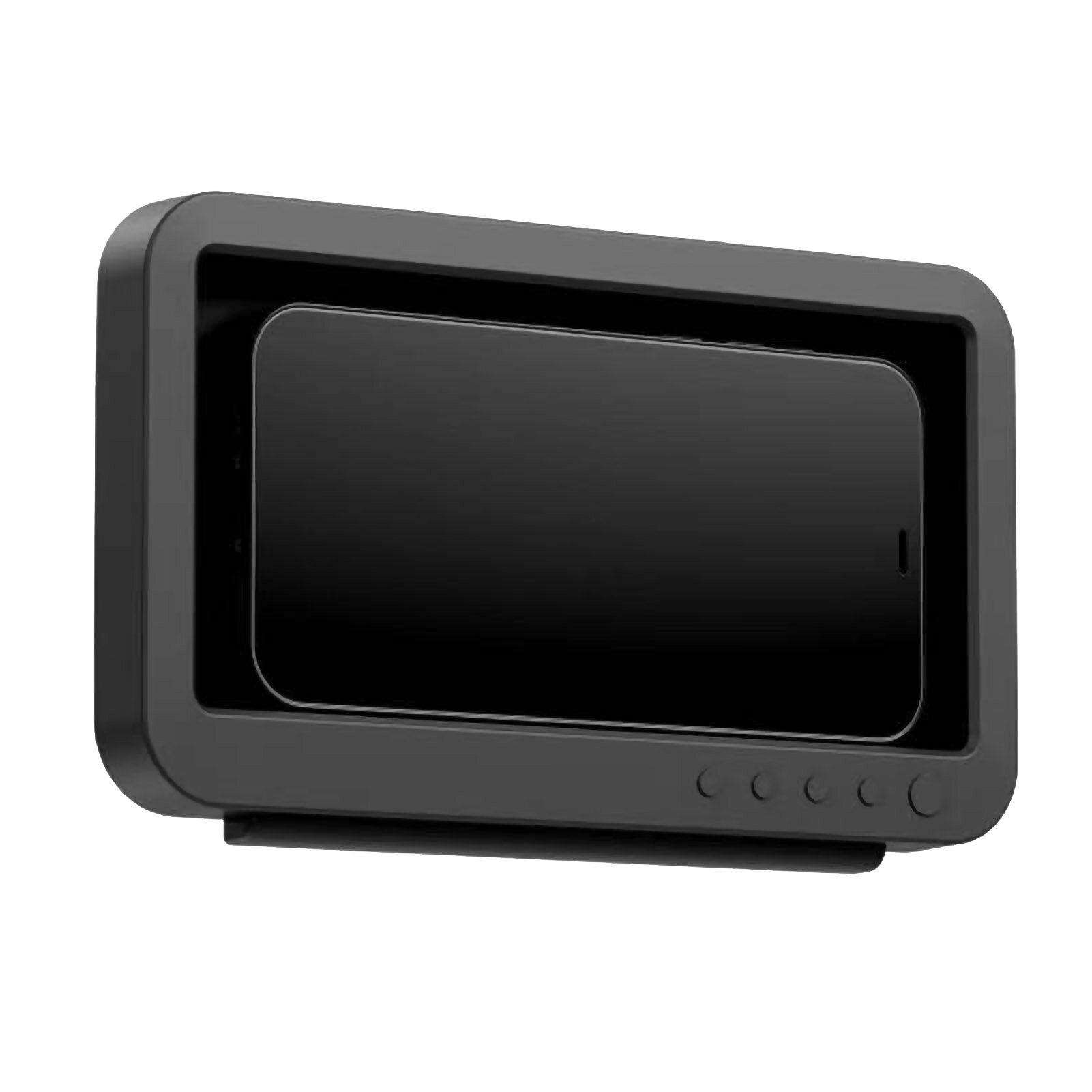 Крепление для мобильных телефонов настенное водонепроницаемое с сенсорным экраном, самоклеющееся, антипенный, для душа, совместимое с большинством телефонов, размером до 7 дюймов, цвета Черный, Синий, Белый, материал ABS, PET, форма прямоугольная, дизайн