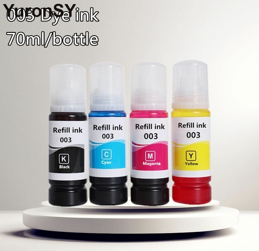 Epson 003 , Чернила, For EPSON L1110 3100 3101 3110 3150 5190 Принтер.