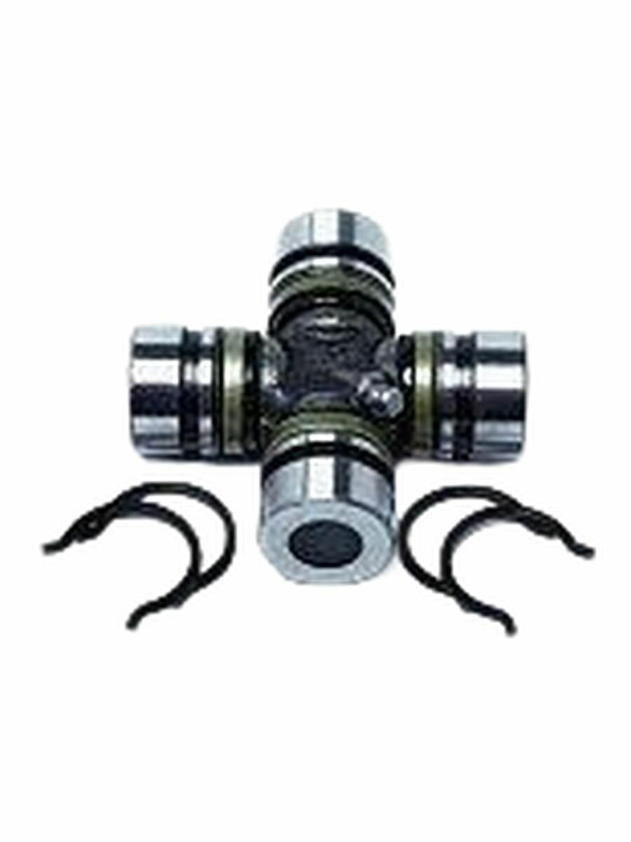 Крестовина карданного вала Волга, ГАЗель, УАЗ крупная игла с масленкой и стоп. кольцами PRAVT