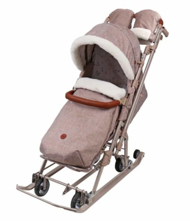 Санки- коляска Nika НД7-8К/8 бежевый