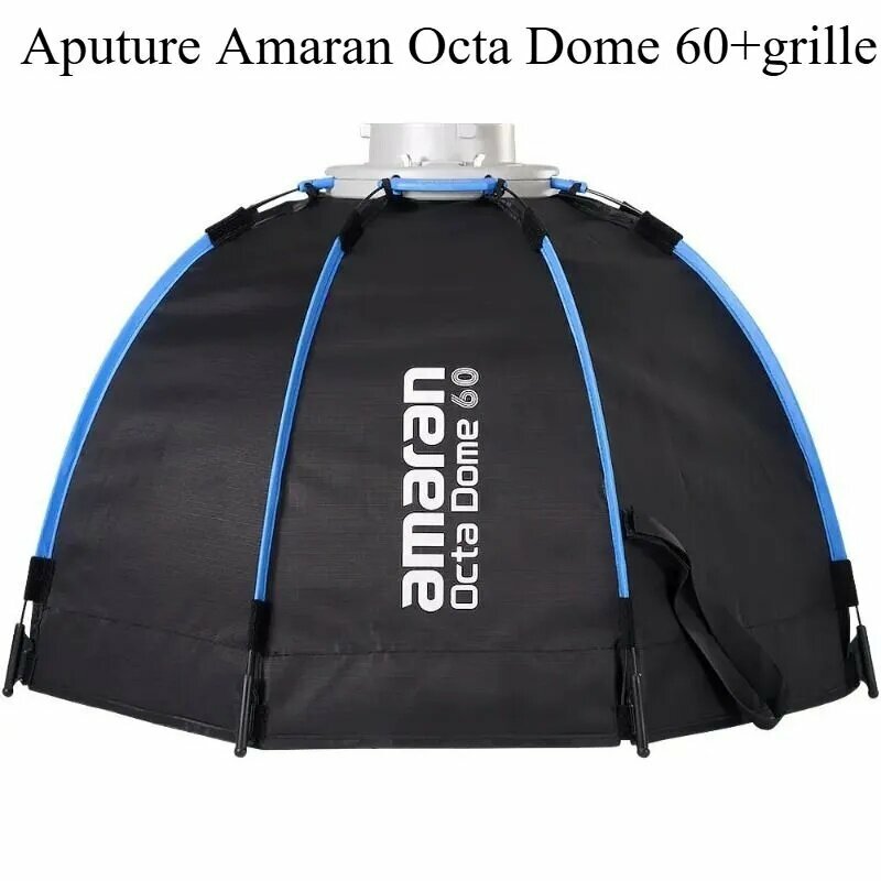 Софтбокс Aputure Amaran Octa Dome 60, Быстросъемный восьмиугольный софтбокс с сотовой сеткой для Amaran 300c 150c 200xS 60xS 300x 600x Pro
