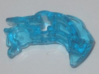 Bionicle Head Connector Block Eye/Brain Stalk - Small, 24187 Trans-Light Blue N