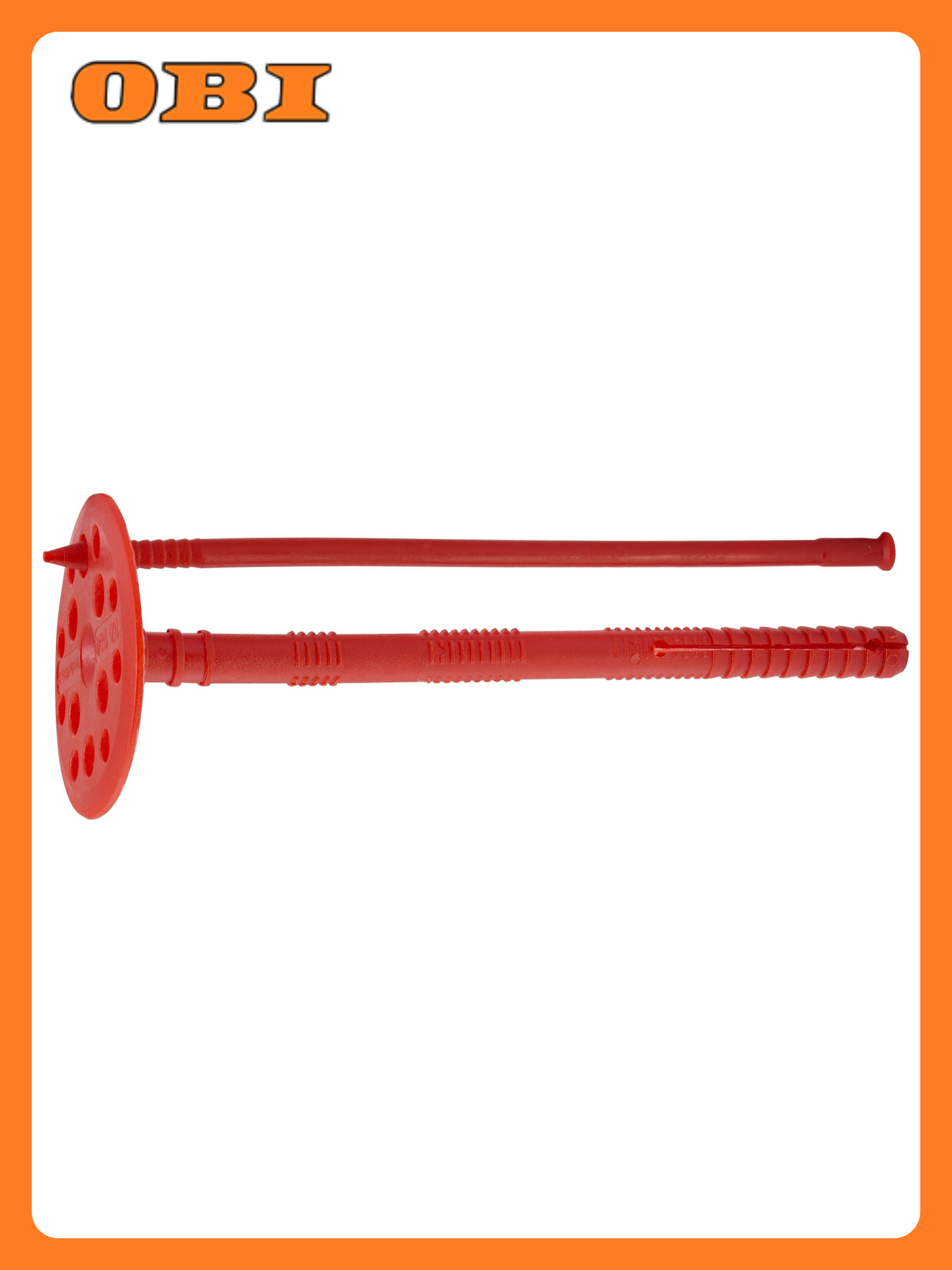 Дюбель-гвозди Tech-KREP IZO, тарельчатые, полипропилен, 10x200мм, 25шт