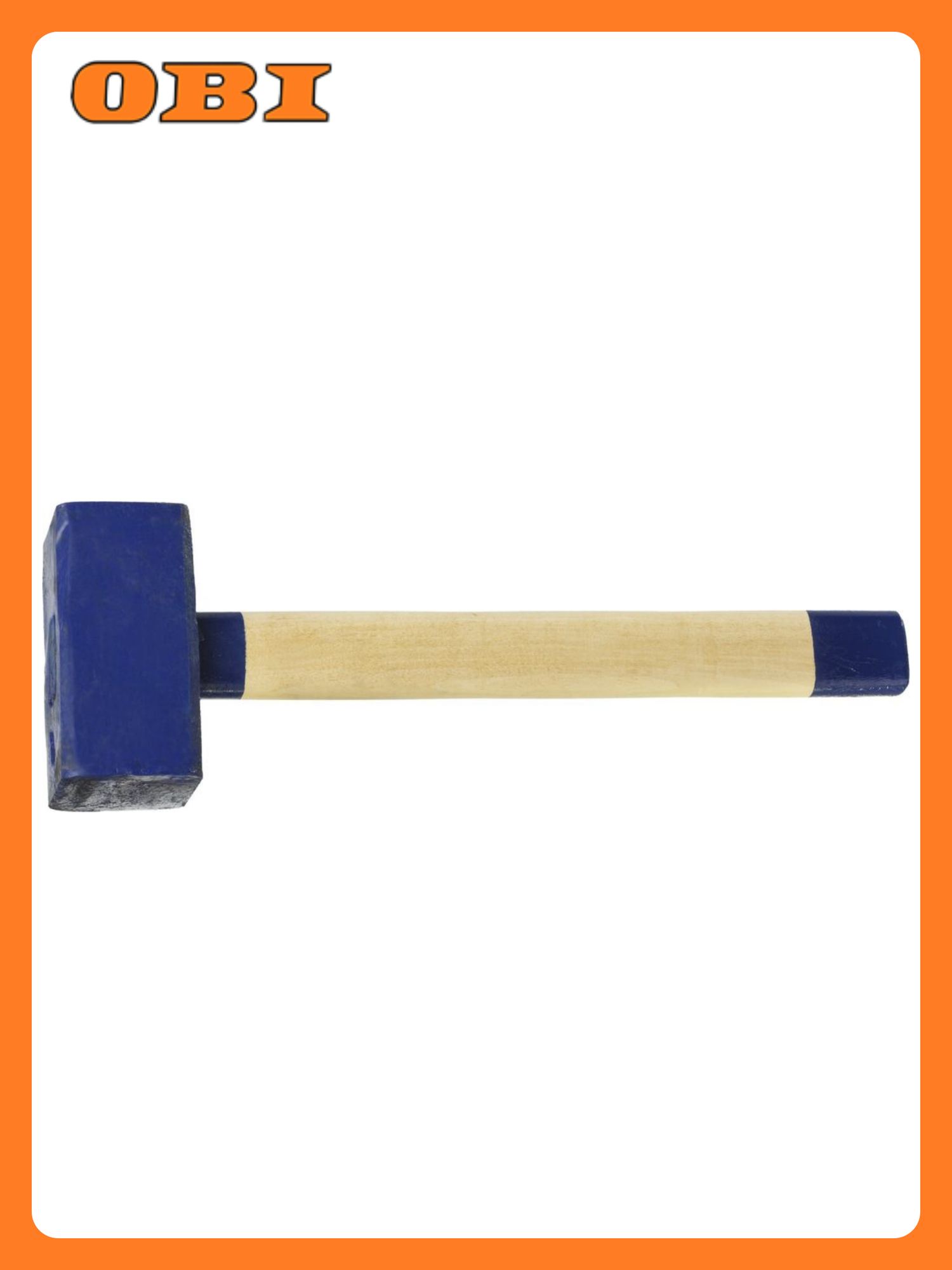 Кувалда СИБИН, деревянная рукоятка, тупоносая, квадратная, 3 кг