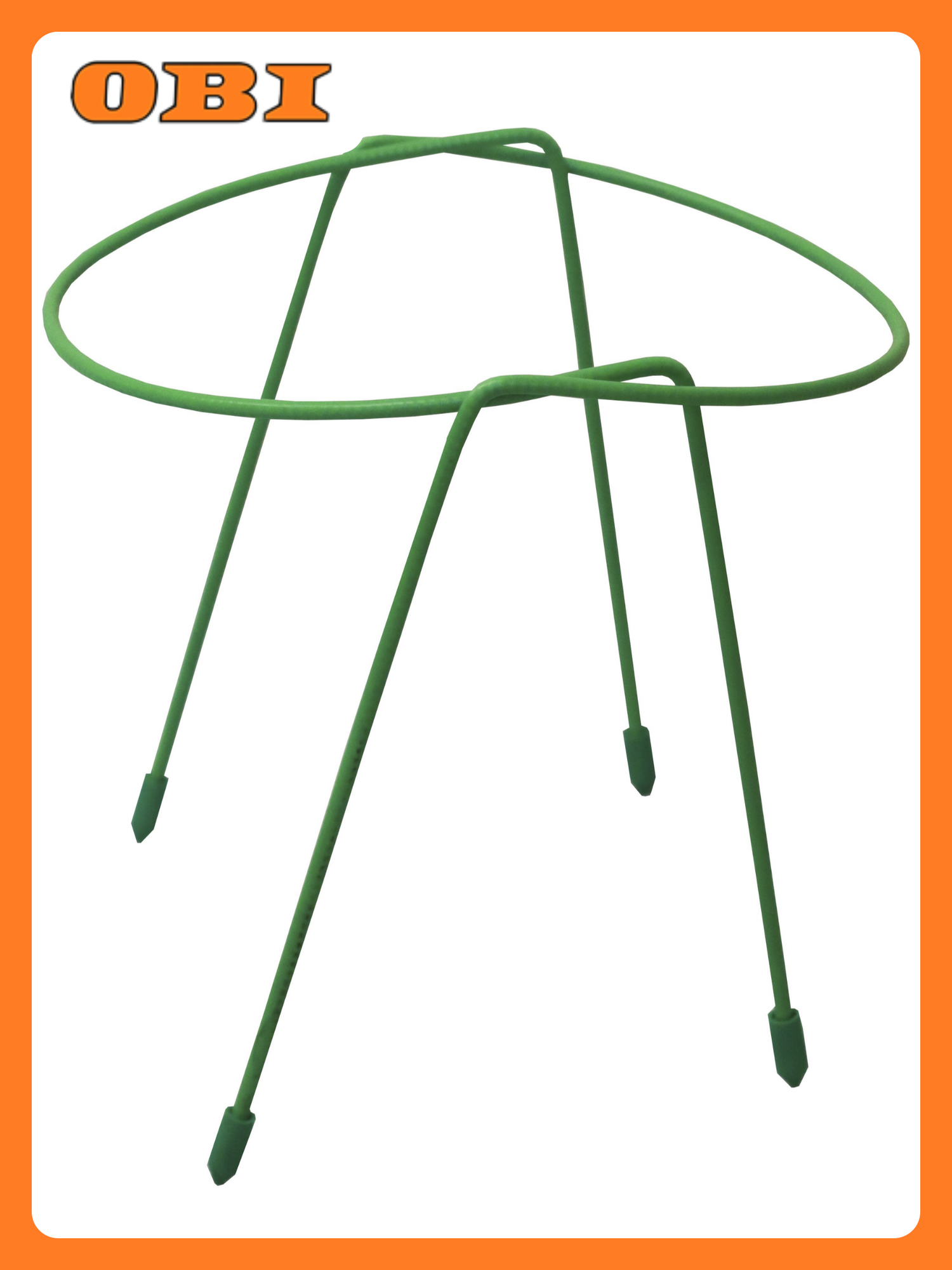 Опора для клубники Клевер-С, двойная, разборная, металл, зеленая, 0.19 м