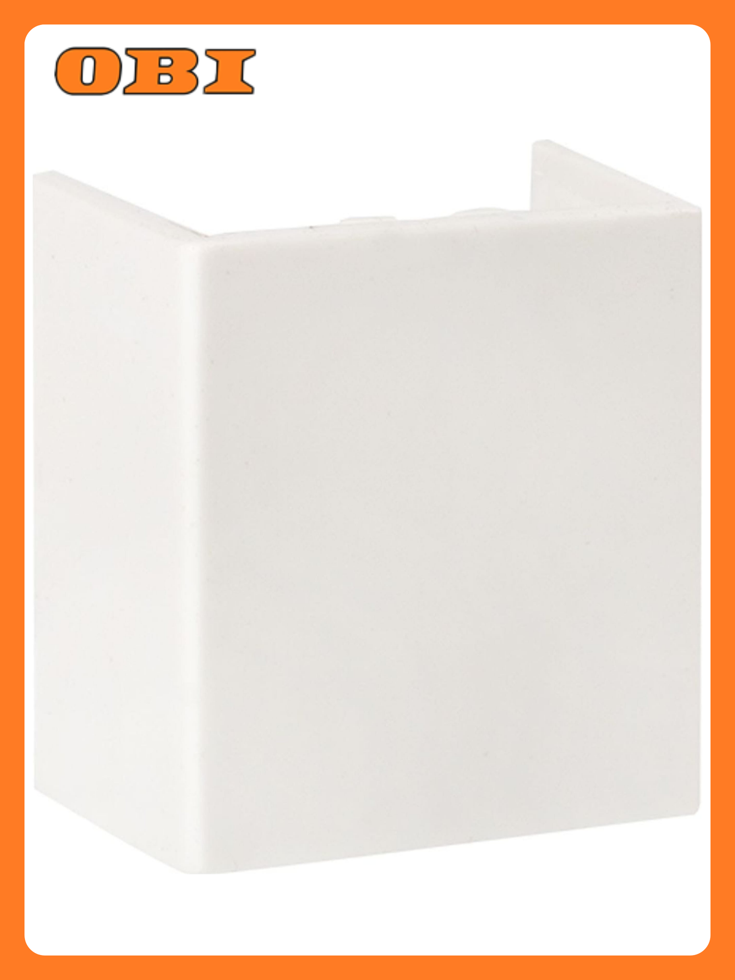 Соединитель EKF PROxima, для кабель-каналов, пластик, белый, 40x16 мм