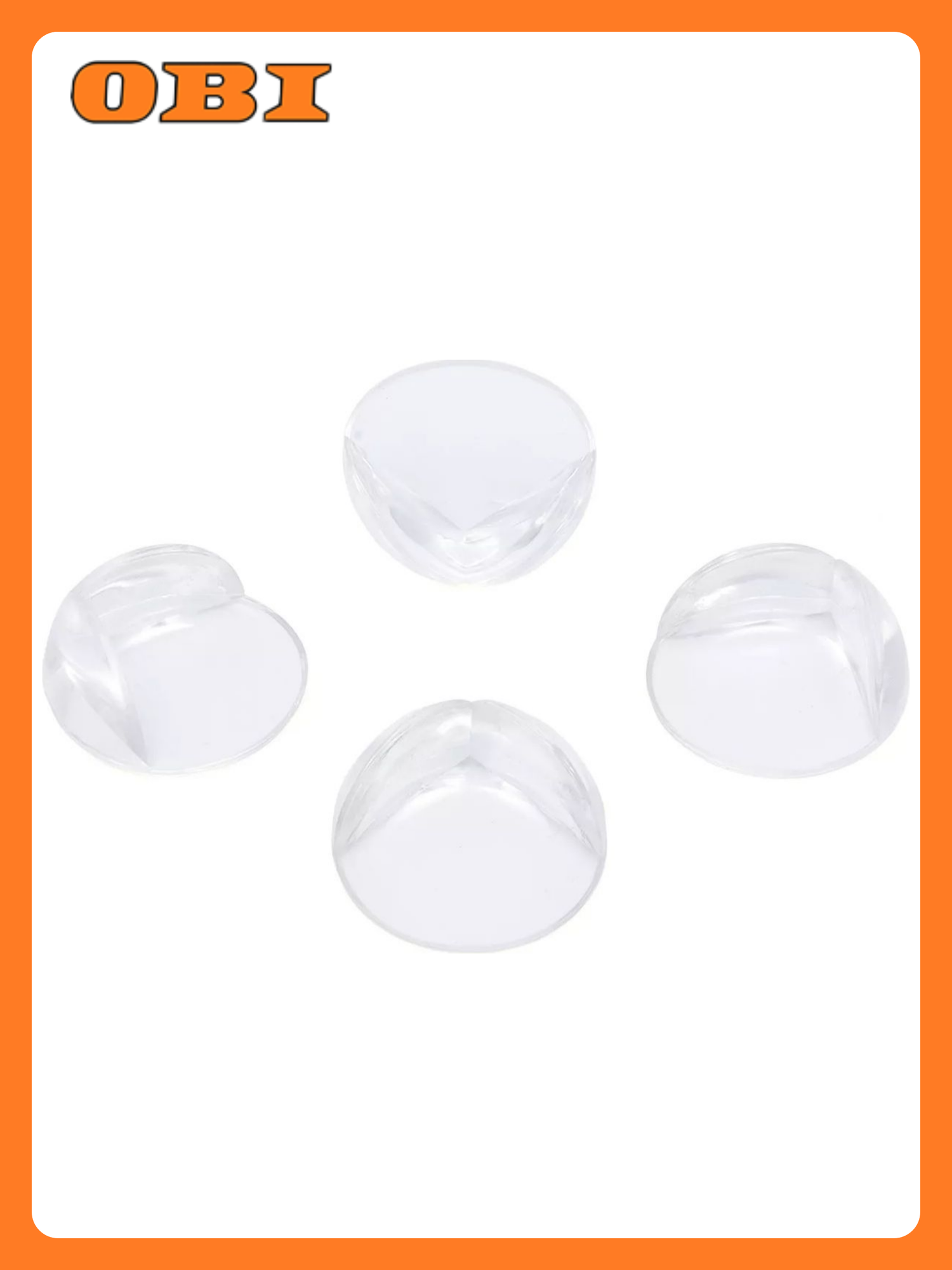 Защитные уголки Palladium BS 47.12, силикон, прозрачные, 4 шт