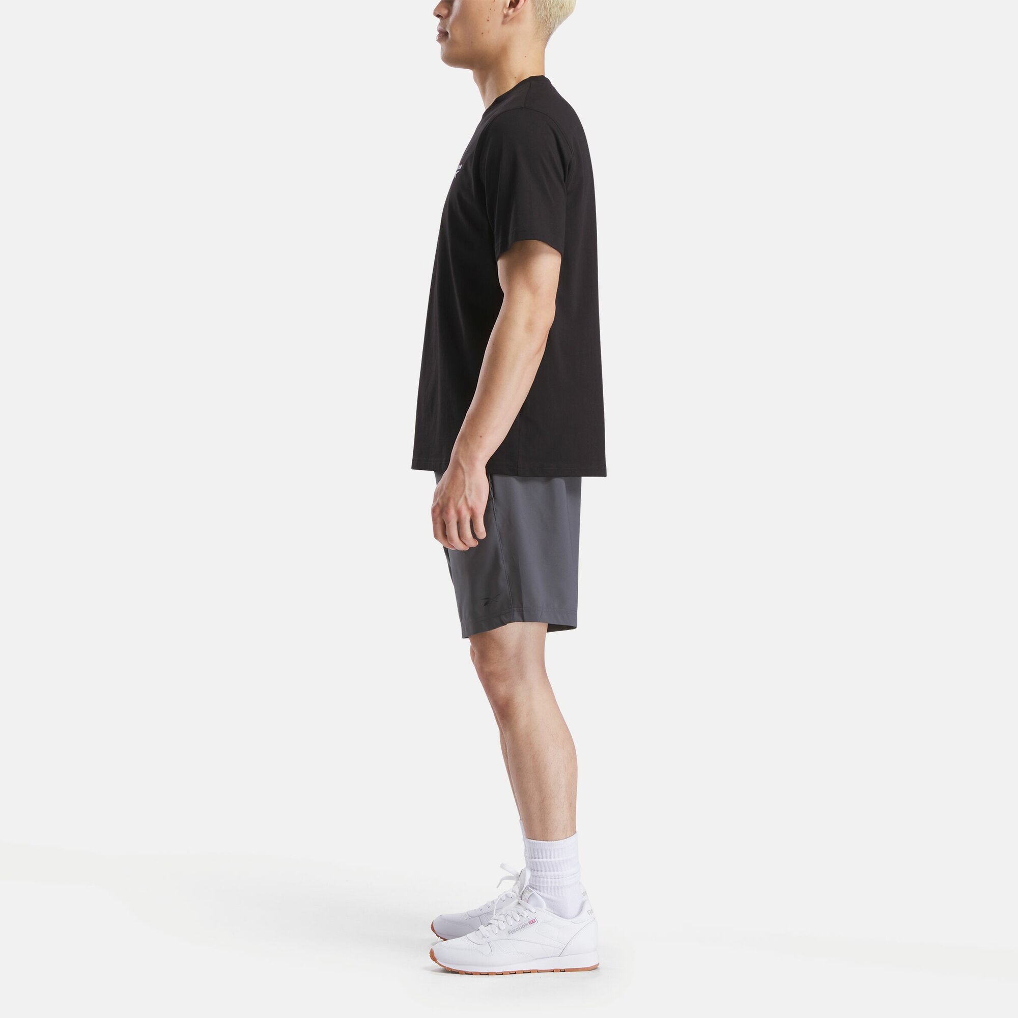 Футболка спортивная Reebok CODY SMALL LOGO, размер 2XL INT, черный — фото 1