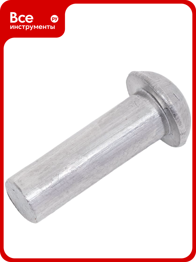 Заклепка ОПМ DIN 660, d5x16, Al, 1000 шт. П0000019549, с образованием закладной головки