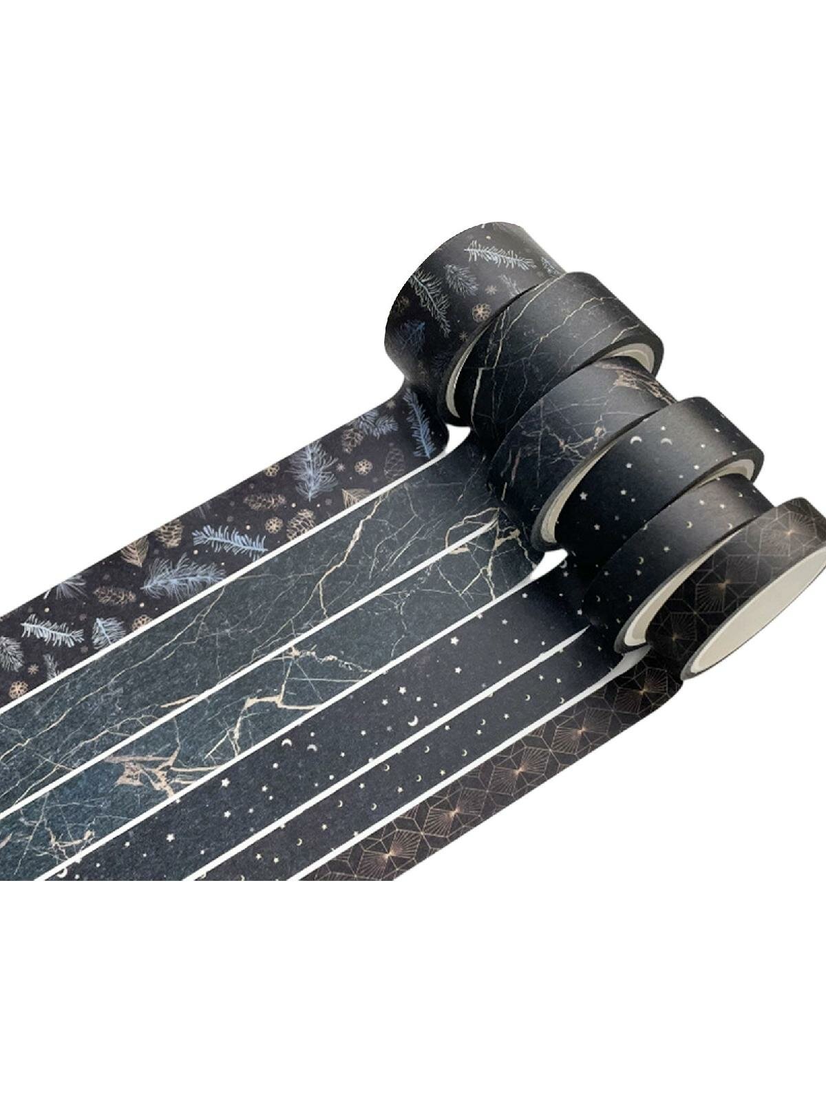 6 рулонов декоративной ленты с сеткой для скрапбукинга