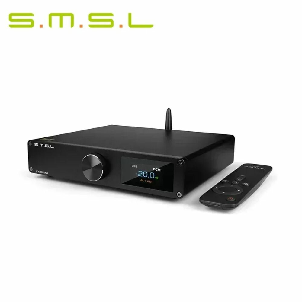 SMSL DO300 Декодер аудио USB DAC MQA CD XMOS 32Bit 768 кГц Bluetooth 5.1 LDAC XLR I2S + Пульт дистанционного управления