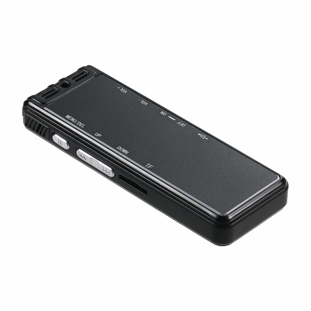 Цифровой диктофон 64G с HD-записью 1536 Кбит/с, многоязычной системой и защитой паролем