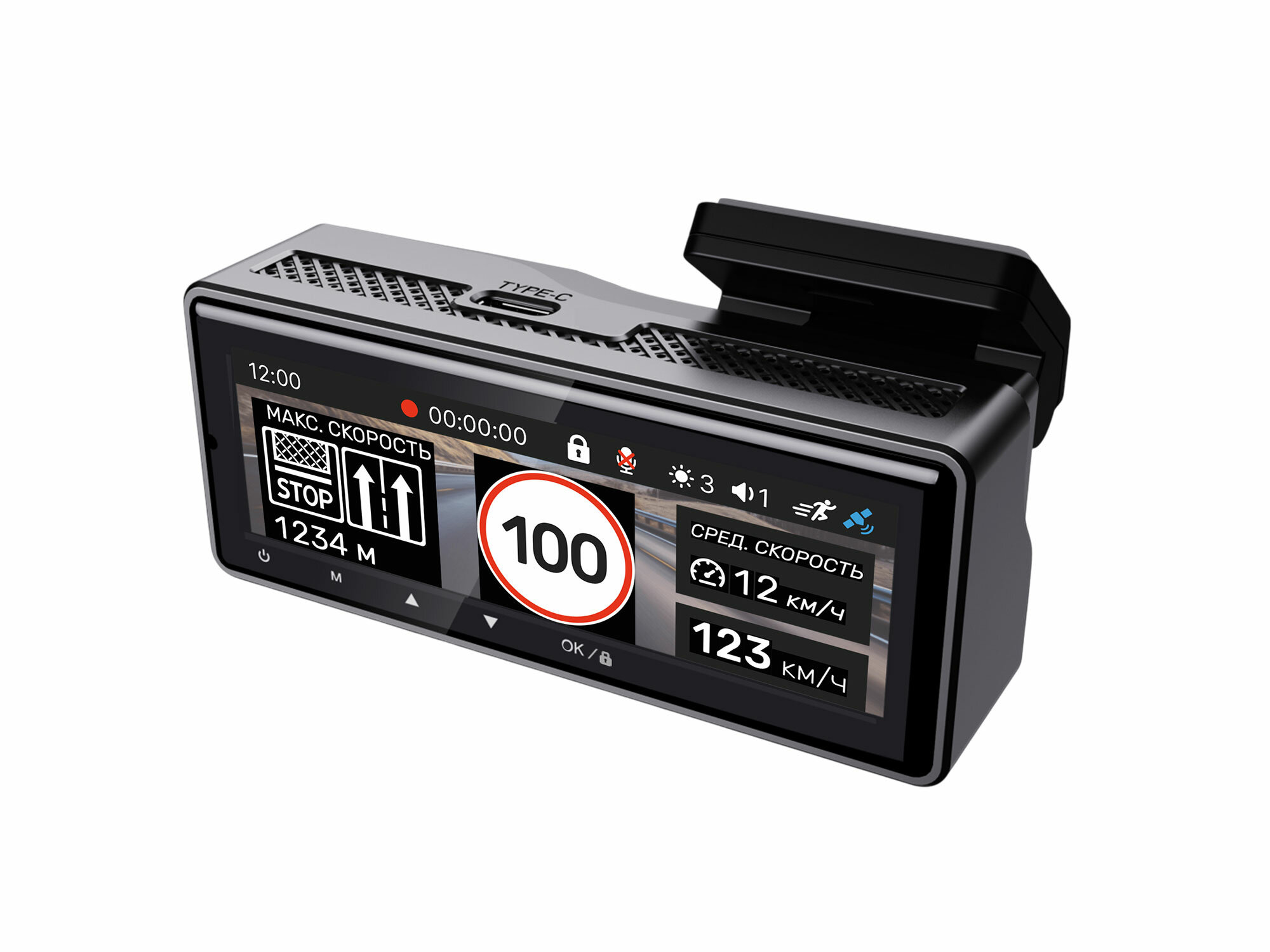 Видеорегистратор INCAR VR-560, GPS-информер, NTK565, SONY335, разрешение 2K(2560 х 1440) 30 к/сек, WIFI, CPL-фильтр