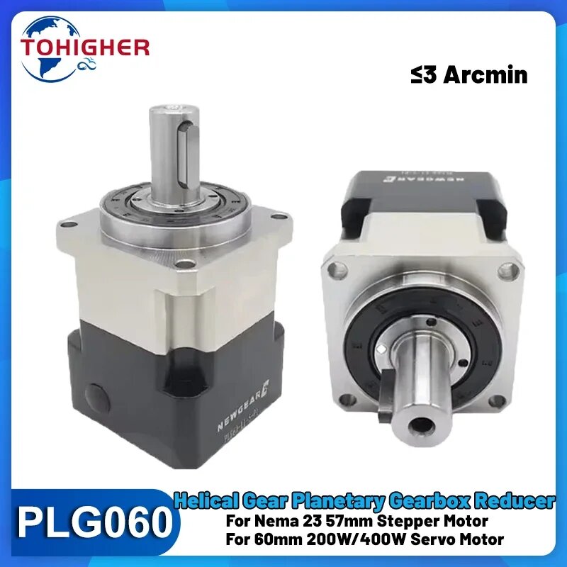 Планетарный редуктор ПЛГ060, Ratio 10:1, 14mm input