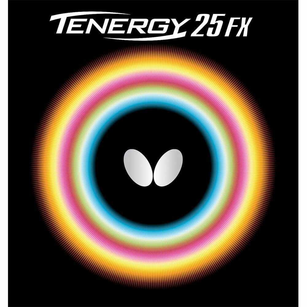 Накладка для настольного тенниса BUTTERFLY tenergy 25 fx, red 1.7mm