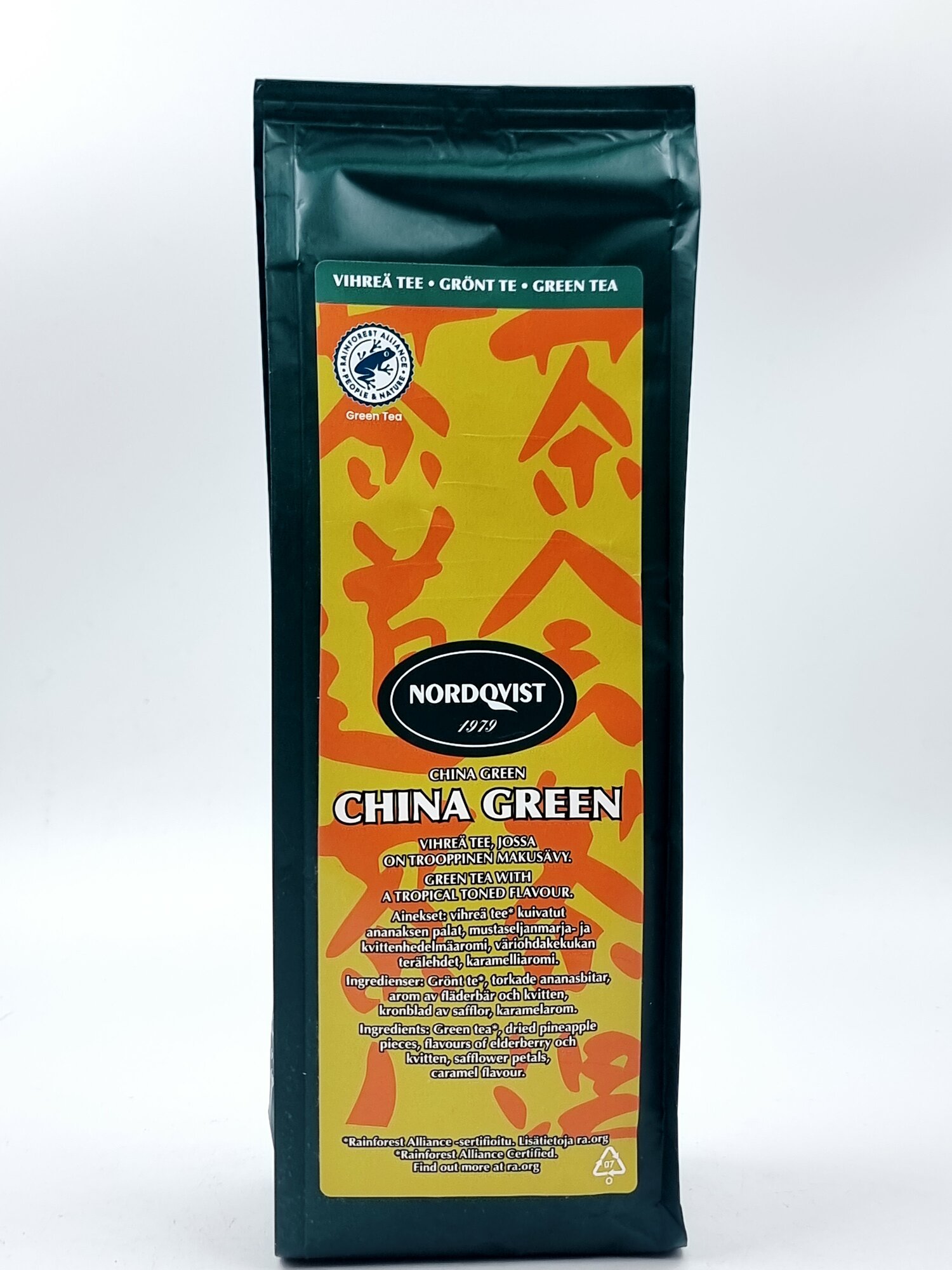 Чай зеленый Nordqvist "Китайский зеленый" с тропическим ароматом 100 г (из Финляндии)
